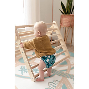 The Shwally PlayMat - Soft Baby Play Mat - Reversible Foam Floor Mat - Waterproof, Wipe-Clean, Durable, Non-Toxic and Hypoallergenic - Large (6.5' X 4.5') (Enya)
