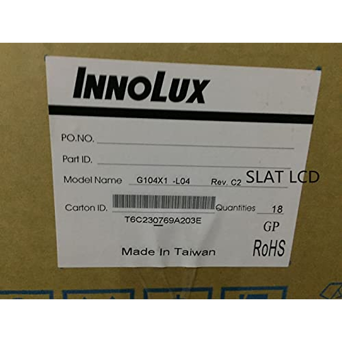 Innolux 10.4 Inch LCD Panel G104X1-L04 with Full kit of Driver Board