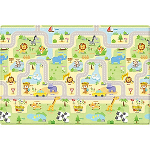 Parklon Baby Soft Play Mat (Hello Bear Smiletown, Large)
