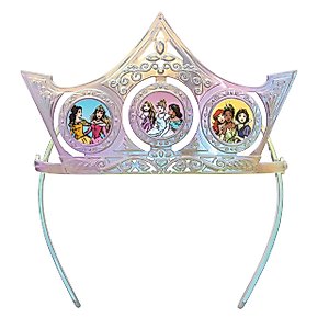 Essential Platinum Princess Tiara, Official Disney Princess 100 Years of Wonder Costume Accessory, One Size