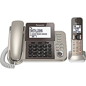 Panasonic KXTGF350N Dect 1-Handset Landline Telephone (Renewed)