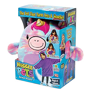Ontel Huggle Pets Rainbow Unicorn Animal Hoodie