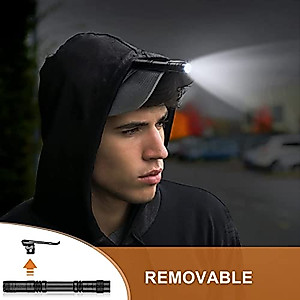 Honoson 6 Pieces LED Pen Light Flashlight Small Mini Flashlight Pocket Light Penlight with Clip Compact Torch for Inspection Work and Repair