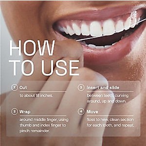 Reach Dentotape Waxed Dental Floss Bundle | Effective Plaque Removal, Extra Wide Cleaning Surface | Shred Resistance & Tension, Slides Smoothly & Easily, PFAS FREE | Unflavored, 100 YD, 6pk