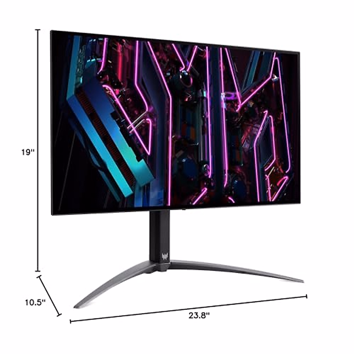 Acer Predator X27U | 27" WQHD 2560 x 1440 OLED Gaming Monitor | AMD FreeSync Premium | Up to 240Hz | Up to 0.01ms | 1000nits@HDR 3% | DCI-P3 99% | Delta E<1 | USB Type-C, DP 1.4 & 2 x HDMI 2.0
