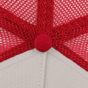 Stetson Highway Trucker Cap Women/Men Blue-red One Size