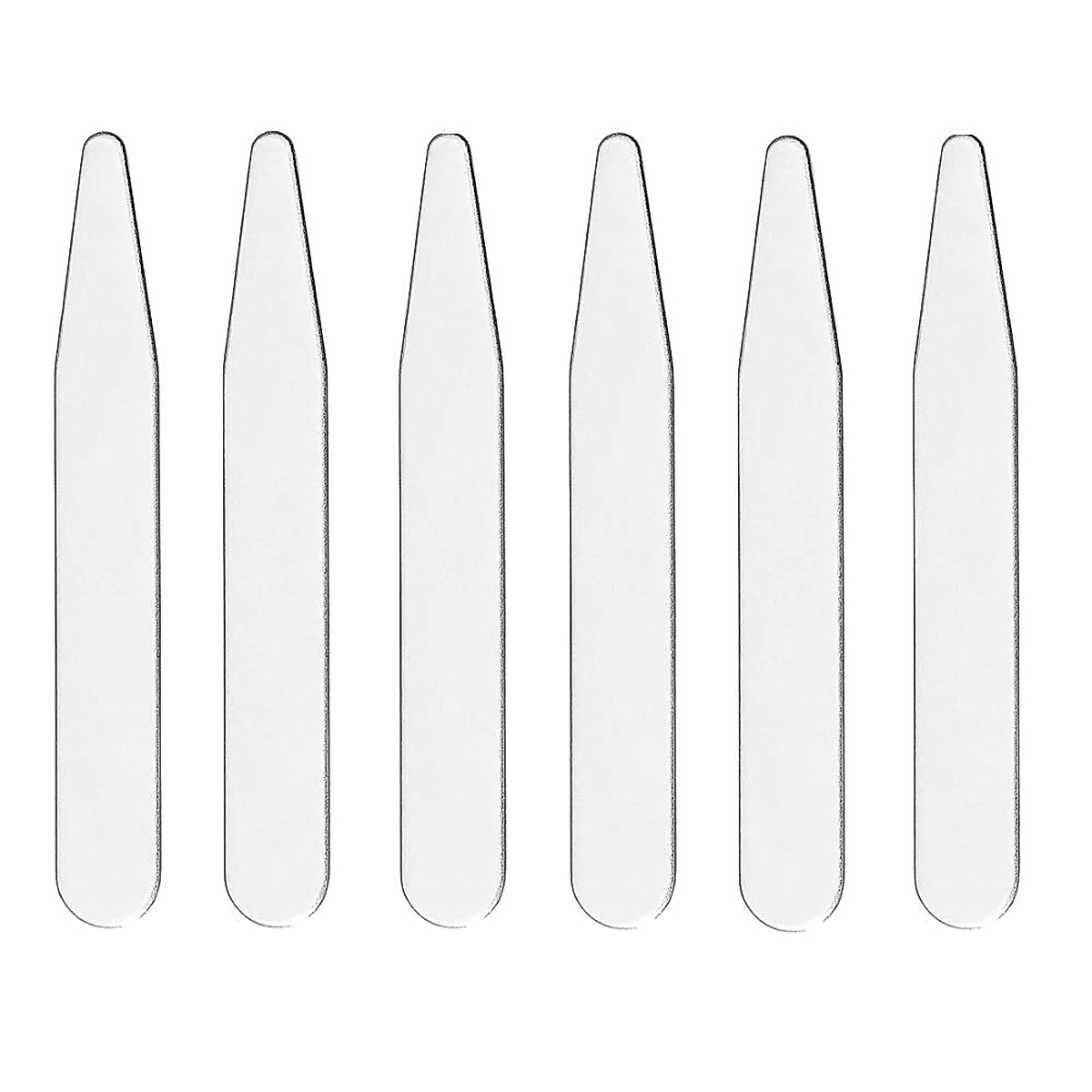 20 Metal Collar Stays For Men's Dress Shirts - Pick Between 2", 2.2", 2.5", 2.7", 3" - Perfect Length for a Custom Fit and Sharp Look