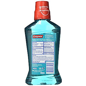 Colgate Enamel Health Anticavity Fluoride Mouthwash, Sparkling Fresh Mint 16.90 oz (Pack of 3)