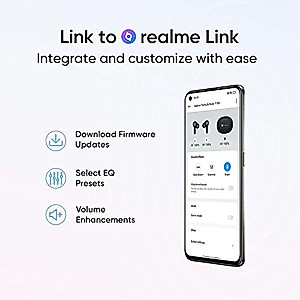 realme TechLife Buds T100 | IPX5 Water Resistance | Bluetooth 5.3 | up to 28 Hours Total Playback - (White)