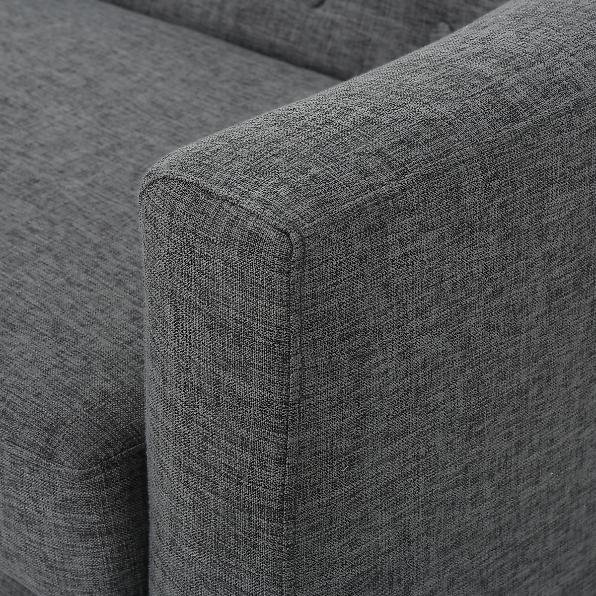 Christopher Knight Home Bridie Mid-Century Modern Loveseat, Grey Fabric