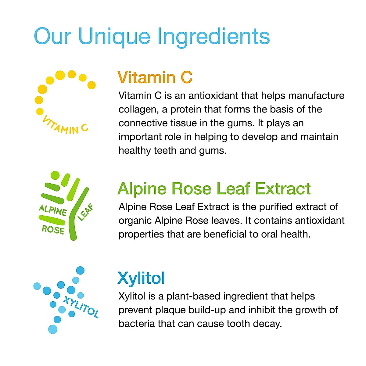 Rain Natural Bamboo Kids Toothbrush Set Fluoride-Free Baby Toothpaste Safe to Swallow with Vitamin C for 6 to 12 Months Up Infant Toddler Toothbrush BPA-Free Biodegradable (3 Toothbrush 3 Toothpaste)