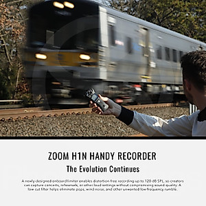 Zoom H1n Digital Handy Portable Recorder bundled with Xpix Pro Lavalier Mic