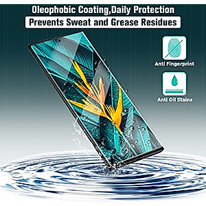 LETANG [2+2 Pack] Screen Protector Compatible with Samsung Galaxy Note 10 and Camera Lens Protector,Ultra HD 9H Tempered Glass Film,3D Bending,Fingerprint Unlock,for Samsung Galaxy Note 10 6.3 Inch