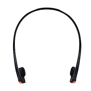 GZCRDZ Bone Conduction Headphones with Microphone Stereo Open-Ear Sport Headphone with Noise Reduction Microphone (Orange)