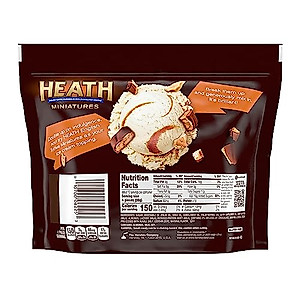 HEATH Miniatures Chocolatey English Toffee Candy Share Pack, 10.2 oz
