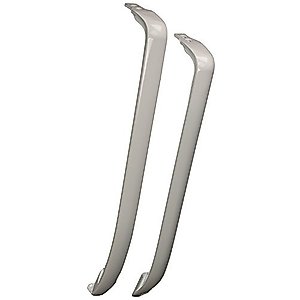 Upgraded Lifetime Appliance WR12X22148 Door Handles Compatible with General Electric (GE) Refrigerator White 19"
