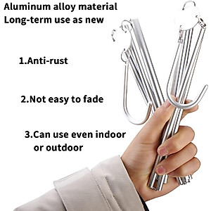 BETTERALL Foldable Hangers for Travel 3 Pack, Travel Hangers Foldable for Suitcase, Light Folding Hangers, Foldable Coat Hanger, Portable Hangers, for Business Trip, Caravan, Hotel, Red