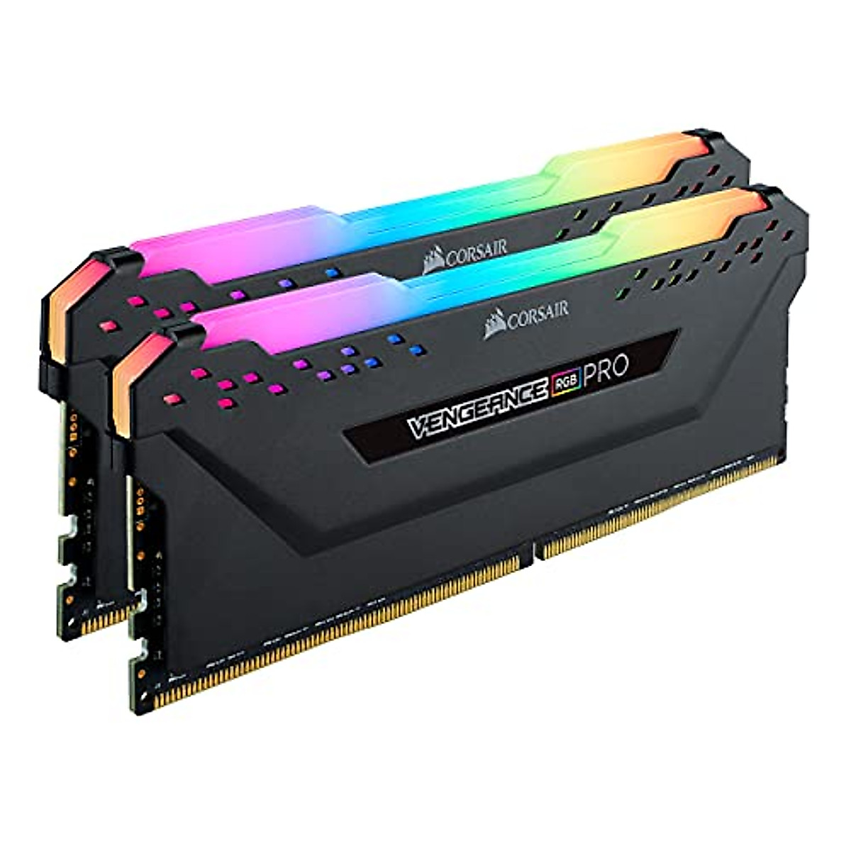 Corsair Vengeance RGB Pro 32GB (2x16GB) DDR4 3600 (PC4-28800) C18 AMD Optimized Memory – Black