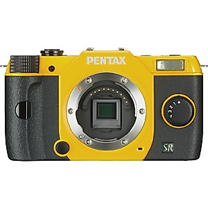 Pentax Q7 12.4MP Mirrorless Digital Camera with 3-Inch LCD - Body Only (Yellow) (OLD MODEL)