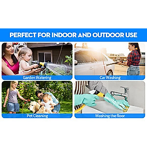 Hose Adapter, WarmSpray RV Dump Hose Attachment for Faucet, Garden/Sink/Bath Faucet Water Hose Bib