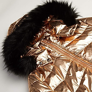 Aurgelmir Women Winter Ski Suit Fur Collar Coat Ski Jumpsuit Snowsuit