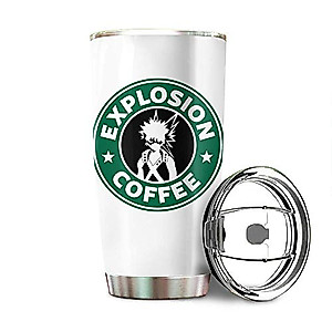 Explosion Coffee Bakugo Stainless Steel Tumbler 20oz & 30oz Travel Mug