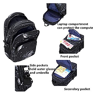 Starry-Sky School Backpack Primary Students Bookbag Elementary Knapsack for kids Daypack