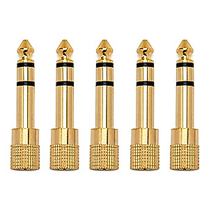 Sony MDR7506 Folding Professional Closed Ear Headphones Bundle with Stereo Headphone Amplifier with DC 12V Power Adapter and Stereo Aux Adapter (5-Pack) (3 Items)