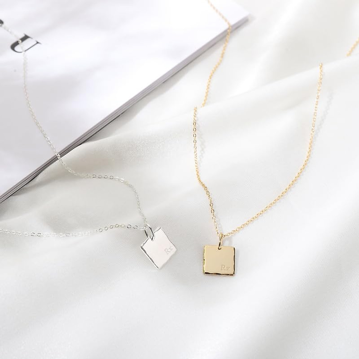 HOPE LOVE SHINE Pharmacist Graduation Gift, PharmD Graduation Necklace Gift, Doctor of Pharmacy, Rx Charm 14K gold-filled, Sterling Silver necklace