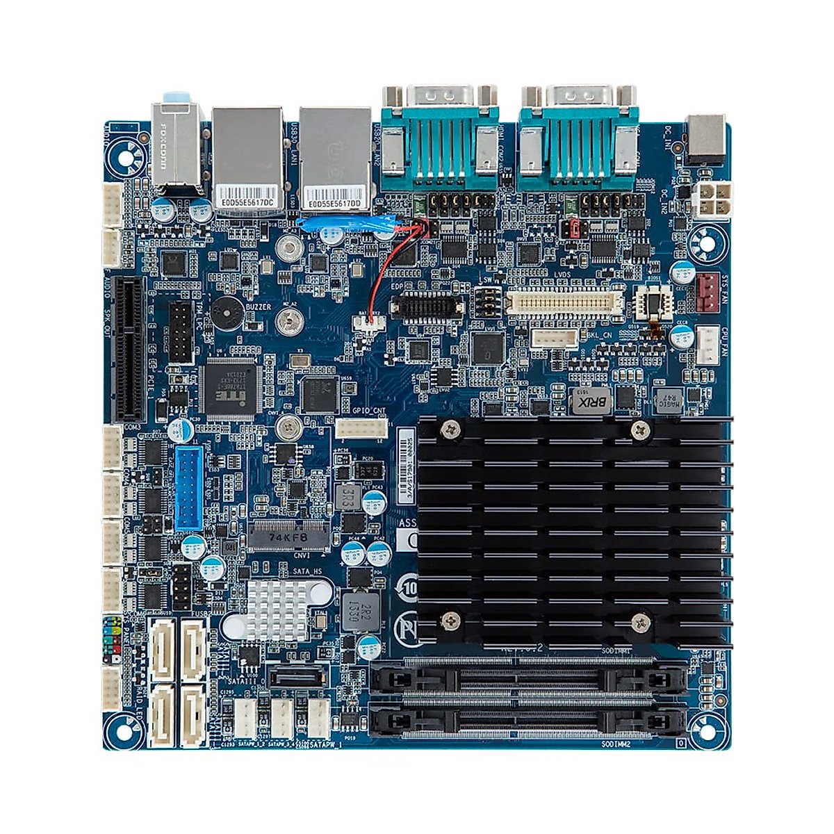 GigaIPC mITX-4125A Gemini Lake Celeron Fanless Mini ITX MB, Hardware RAID