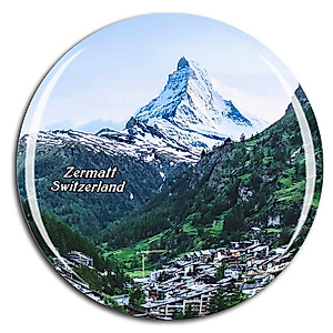 Weekino Switzerland The Matterhorn Zermatt Fridge Magnet 3D Crystal Glass Tourist City Travel Souvenir Collection Gift Strong Refrigerator Sticker