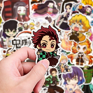 Birthday Party Supplies, 100Pcs Party Favors, Include 10 Gift Case,10 Bracelets,10 Button Pins, 10 Silicone Wristband, 10 Key Chains and 50 Stickers for Kids Anime Themed Party