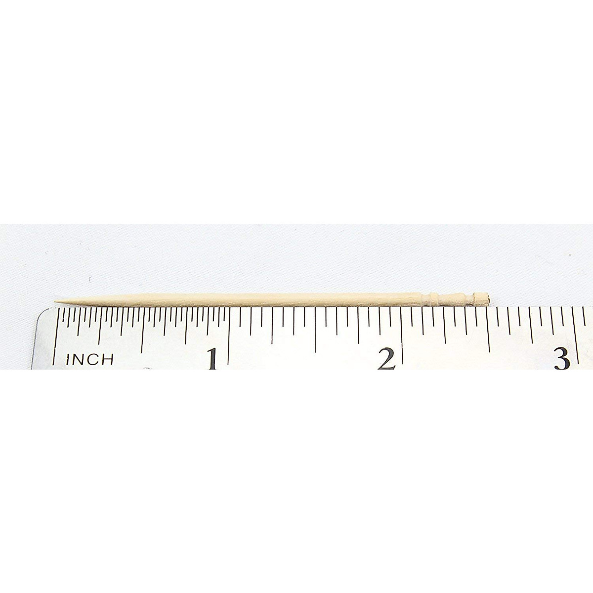 Makerstep 1000 Wooden Toothpicks Ornate Handle in Toothpicks Holder Container 2 Packs of 500, Good for Party, Cleaning Teeth, Appetizer.