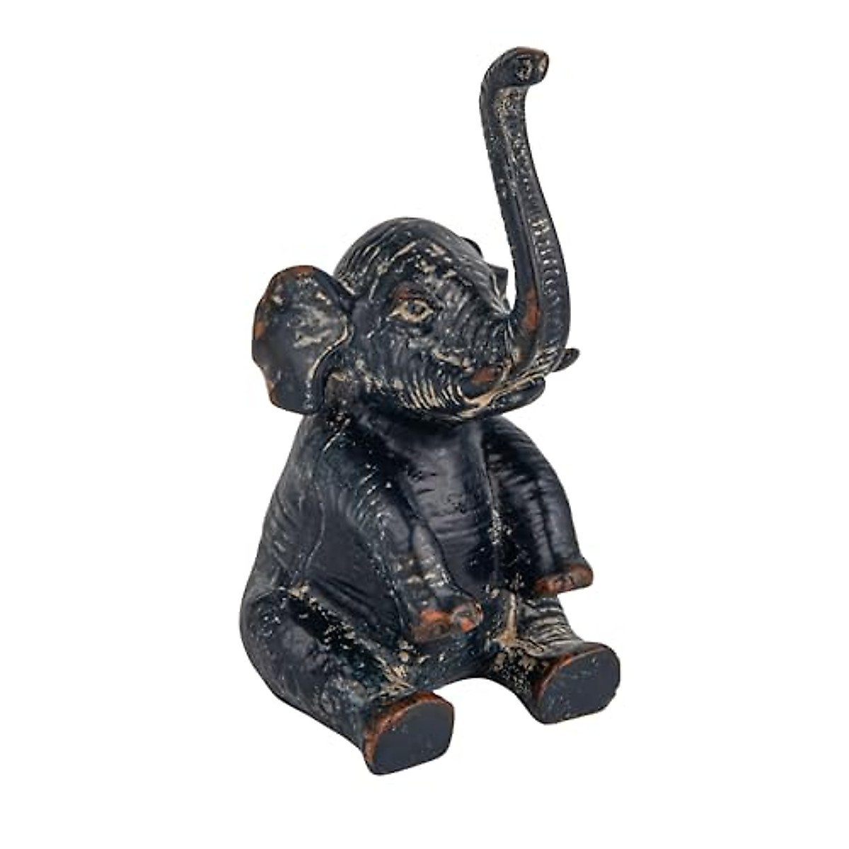 Creative Co-Op Pewter Elephant Ring Holder