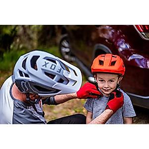 Fox Racing Youth Mainframe Mountain Bike Helmet, Black/Black