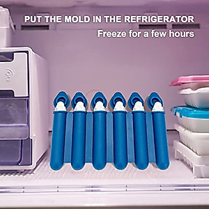 Ice Cube Bar Mold, Silicone Beer Can Ice Cubes,Food Safe Silicone Mold For Ice Ball Maker, Easy Fill And Release Ice Chilling Mould For Whiskey Cocktail Bourbon Iced Beverage Drink Can Qmisify