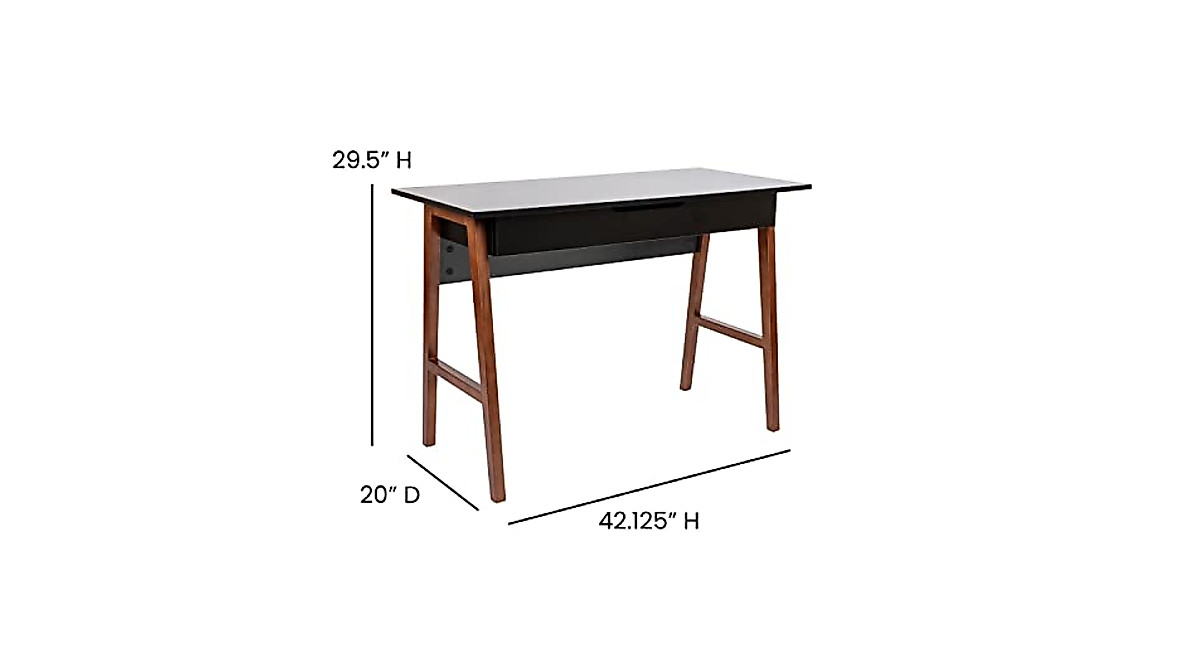 Flash Furniture Black Computer Desk - Compact Home Office Desk