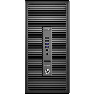HP Newest 600 G2 Mini Tower PC (Intel Quad Core i7-6700-3.4 GHz, 32GB DDR4 Ram, 256GB Solid State SSD+1TB Sata, WiFi, VGA, USB 3.0 (Renewed)