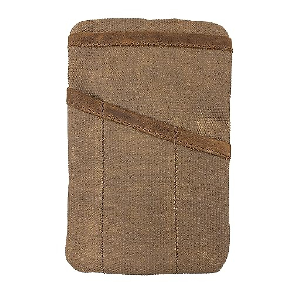Hide & Drink, Multi-Tool Pocket Pouch, Compact Multipurpose EDC Zippered Bag, Mini Camping Tool Case, Waxed Canvas, Knife Holster, Handmade Slim Organizer (Fatigue)