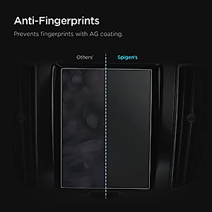 Spigen Tempered Glass Screen Protector [GlasTR Slim] designed for Volvo XC40 (2021-2023), XC60 (2021-2023), XC90 (2021-2023), S60 (2018-2023), S90 (2017-2023), V60 (2019-2023) 8.7" Dashboard Touchscreen - Matte/Anti Fingerprint