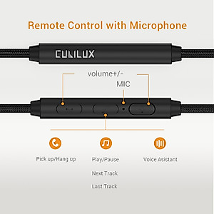 Cubilux 3.5mm to 2.5mm Headphone Cable with MIC Compatible with Bose QuietComfort 45/35/25 Noise Cancelling 700, Sennheiser Momentum 4, JBL Tune 760/750/720BT/710/700/660/600 Live 660/650/500, 4 FT