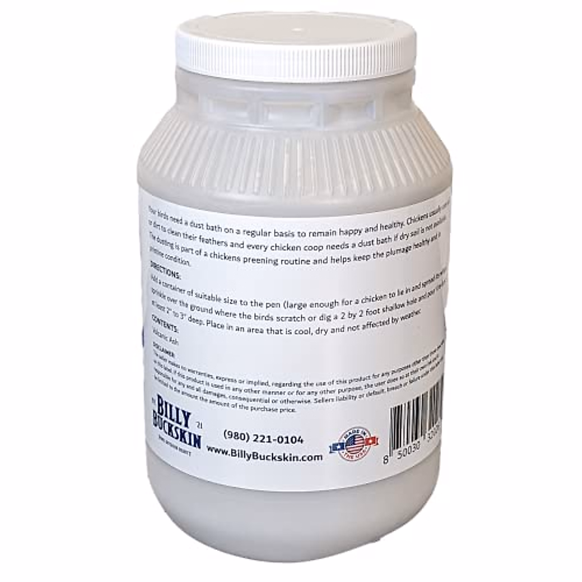 Chickie Whiz Dust Bath 5.5lb, Chicken Dust Bath, Dust Bath for Chickens for Healthy Chicken, Poultry Dust, Chicken Bath, Dust for Chickens, Chicken Coop Accessories, by Billy Buckskin Co.