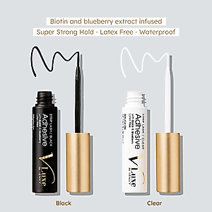 i•ENVY Waterproof Strip Lash Adhesive Black, Latex FREE, Biotin Infused