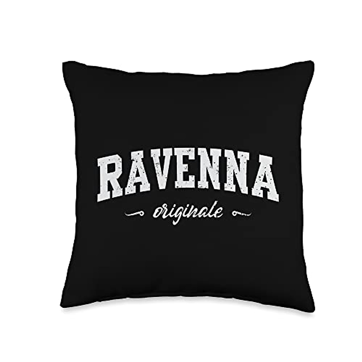 Ravenna Italy Athletic Sport Fan Gear Ravenna Italy Sport Souvenir Throw Pillow, 16x16, Multicolor
