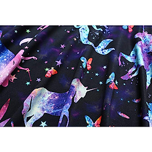 Long Sleeve Mermaid Dresses for Girls Kids Matching 18 inch American Doll,Size 10 11