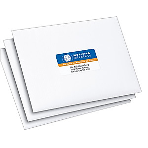 Avery Print-to-The-Edge Printable Address Labels with Sure Feed, 1-1/4" x 2-3/8", White, 450 Blank Mailing Labels (06871)