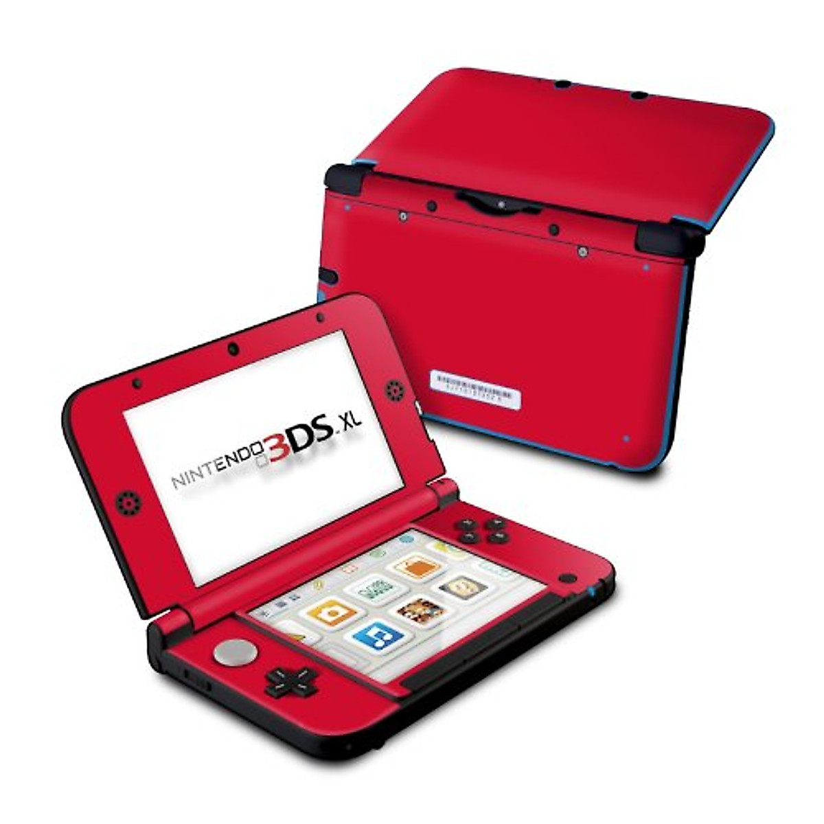 Solid State Red - DecalGirl Sticker Wrap Skin Compatible with Nintendo Original 3DS XL