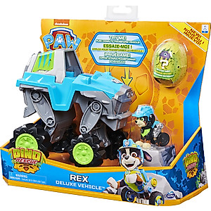 Paw Patrol, Dino Rescue Rex’s Transforming Vehicle with Mystery Dinosaur Figure