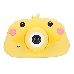 Jopwkuin Children Camera, Duck Children Camera Durable and Drop‑Resistant Supports 720P Video Portable Digital Camera with a Lanyard for Intimate Gift for Children