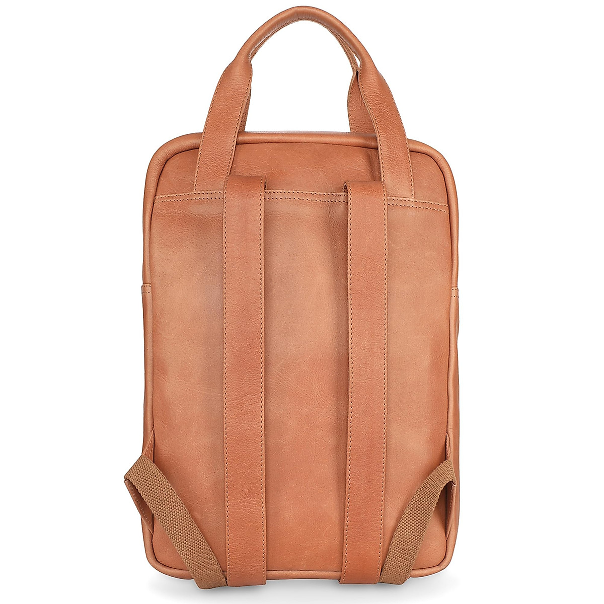 Pelle Luxur Women Leather Zipper Closure Travel Backpack for Laptop Handbag Purse